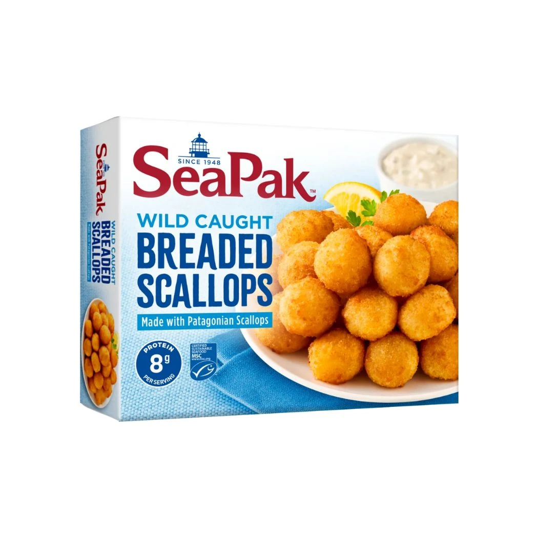 Wild Caught Breaded Scallops | SeaPak